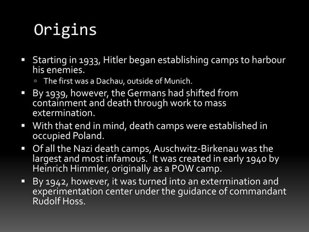 The Four Stages of the Holocaust | PPTX
