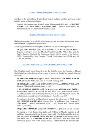 The holy appearance that will identify hazrat Mahdi (pbuh) to people ...