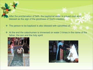 The holy baptism | PPT