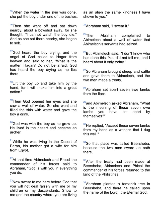 Holy Bible - New International Version | PDF