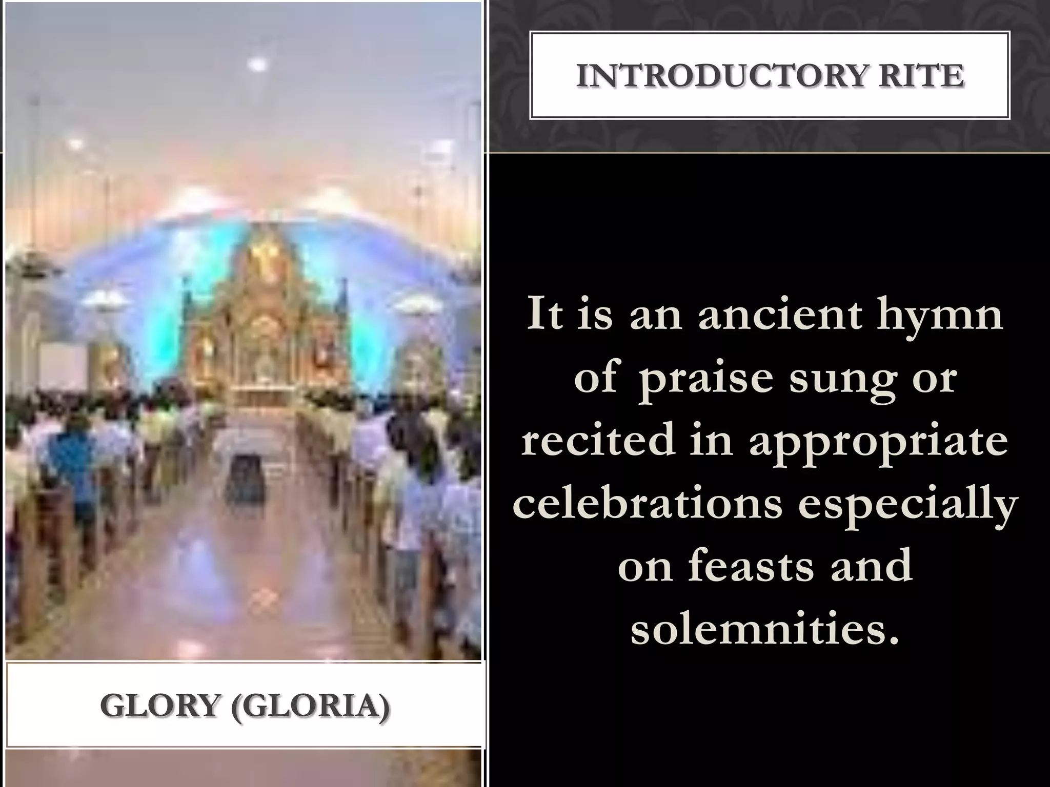 The holy mass {lecture} | PPTX
