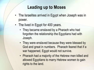 The Holy Prophet Moses | PPTX