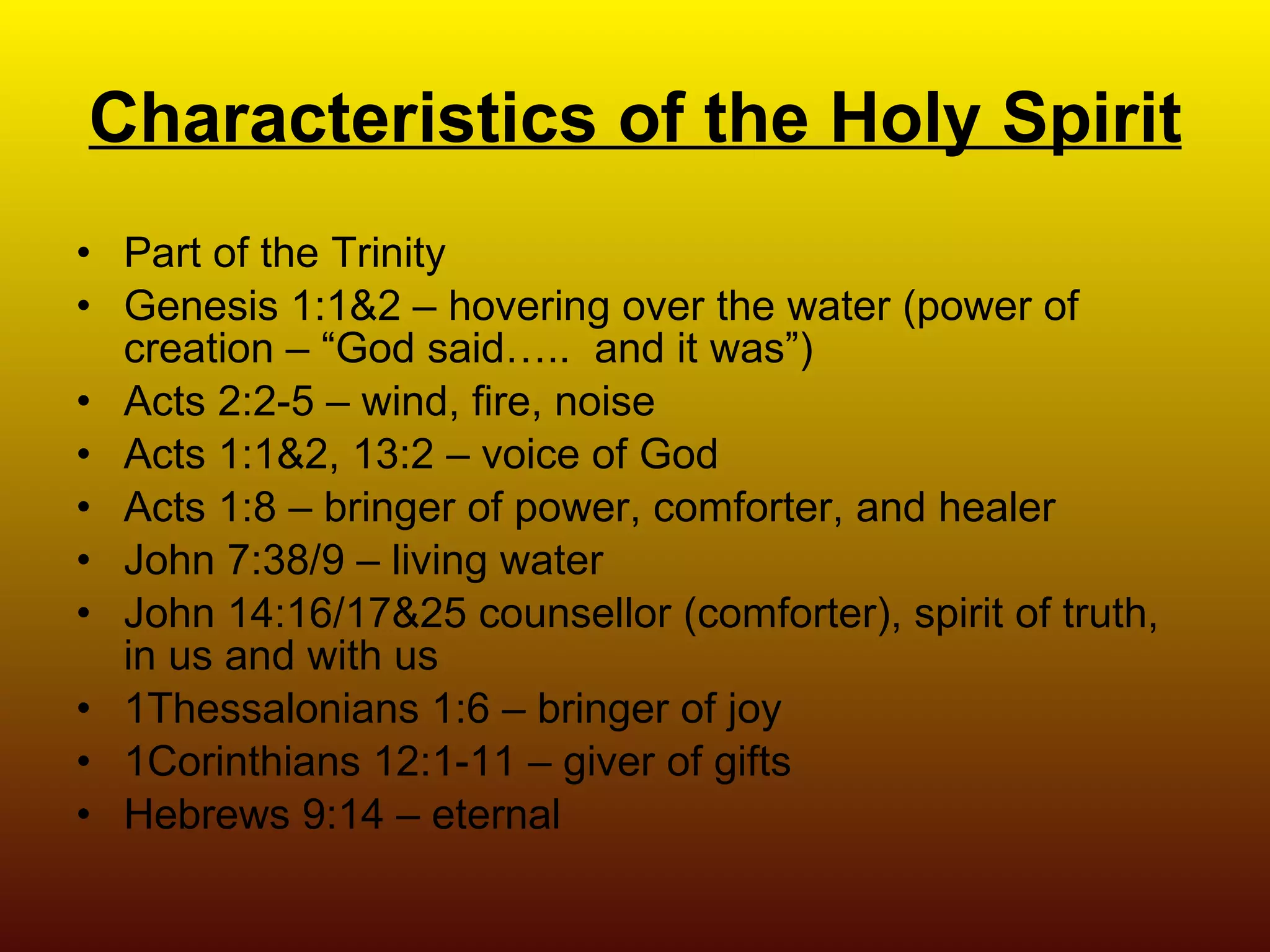 The Holy Spirit | PPT