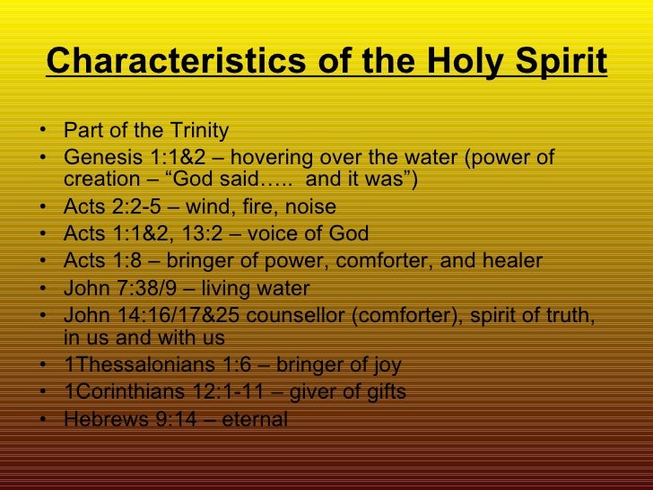 The Holy Spirit