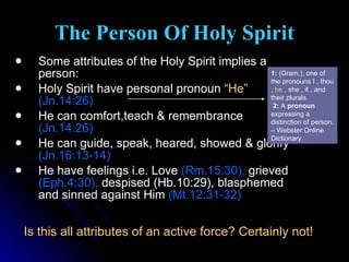 The holy spirit | PPT