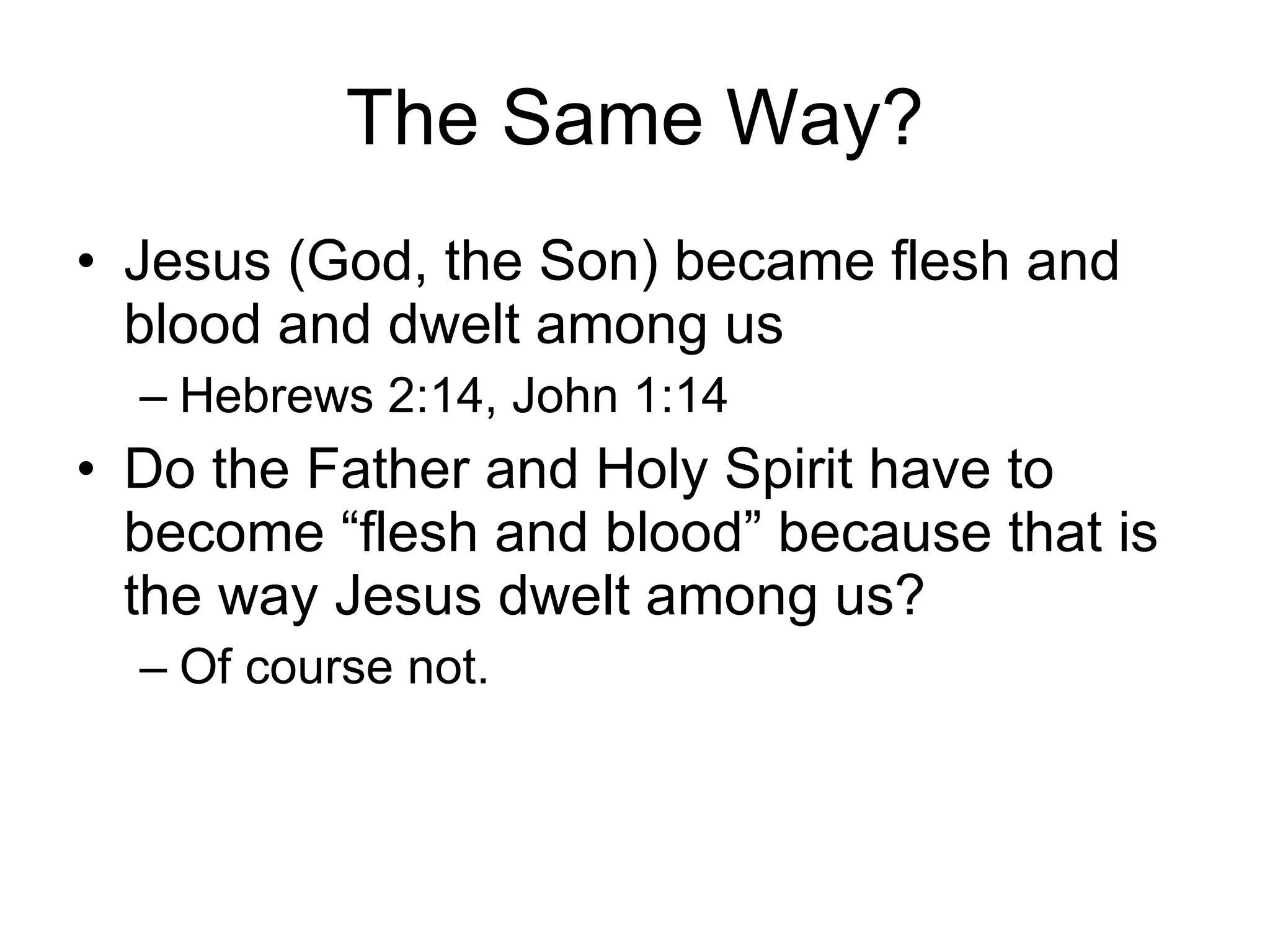 The Holy Spirit Indwelling | PPT