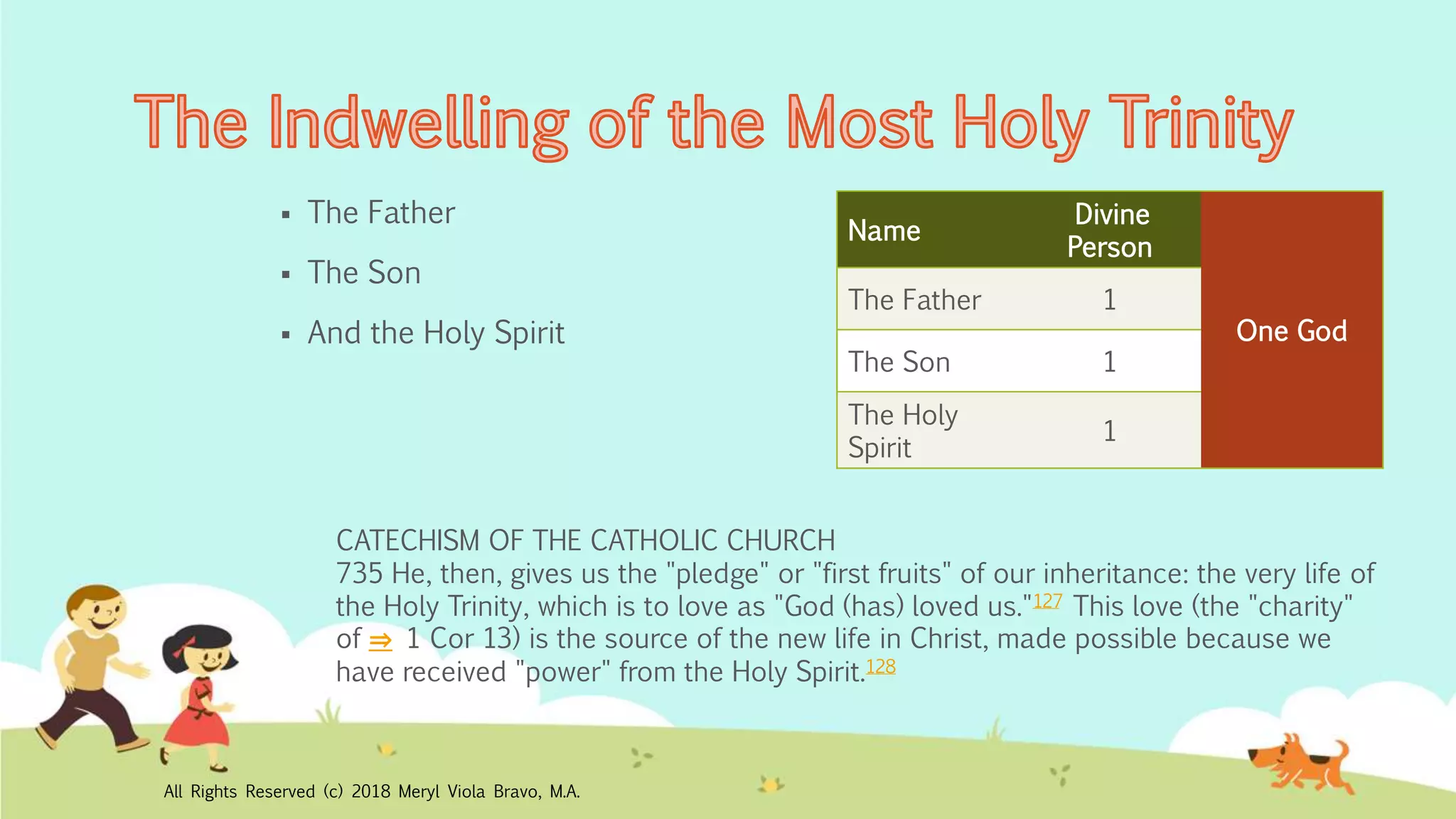 The Gifts ~ The Holy Spirit and Fruits | PPTX