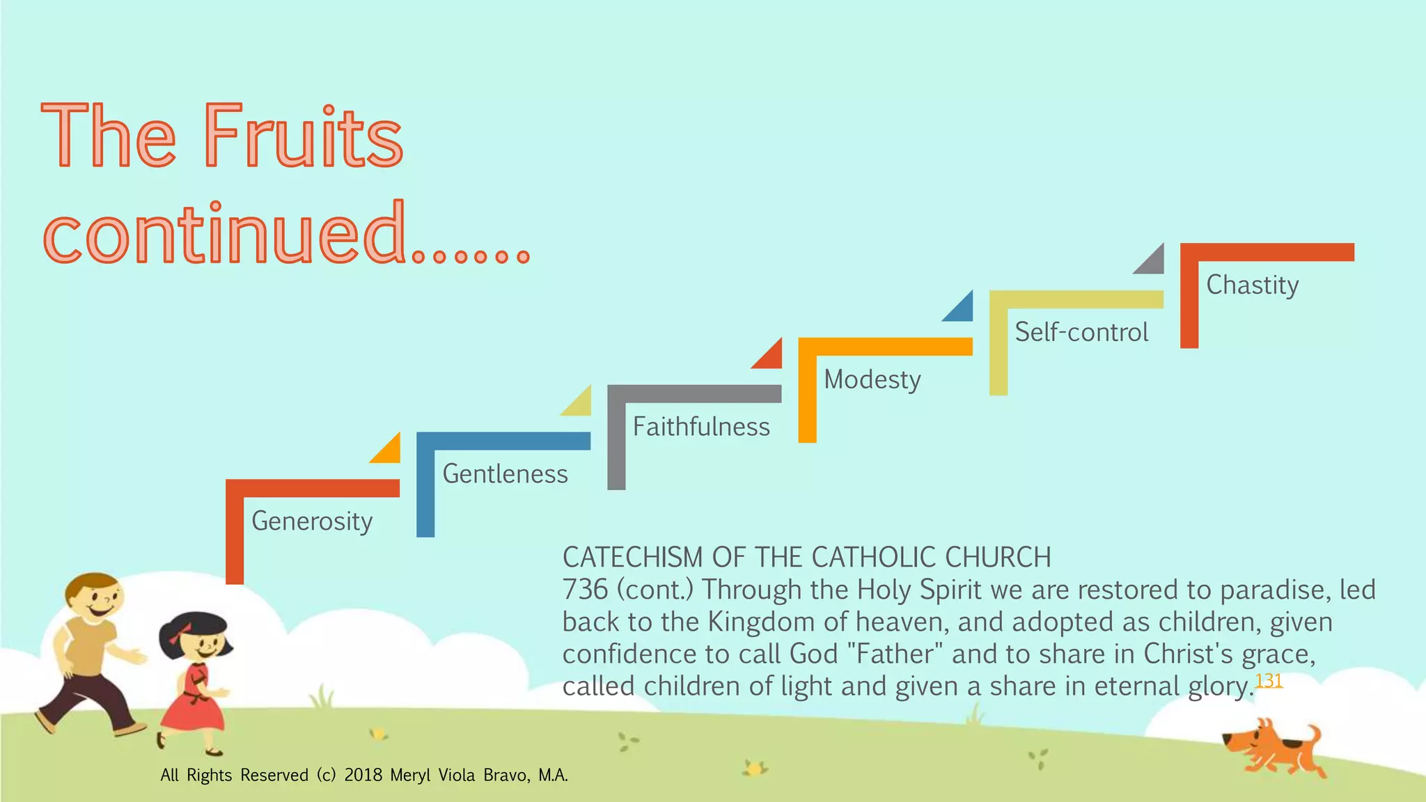 The Gifts ~ The Holy Spirit and Fruits | PPTX