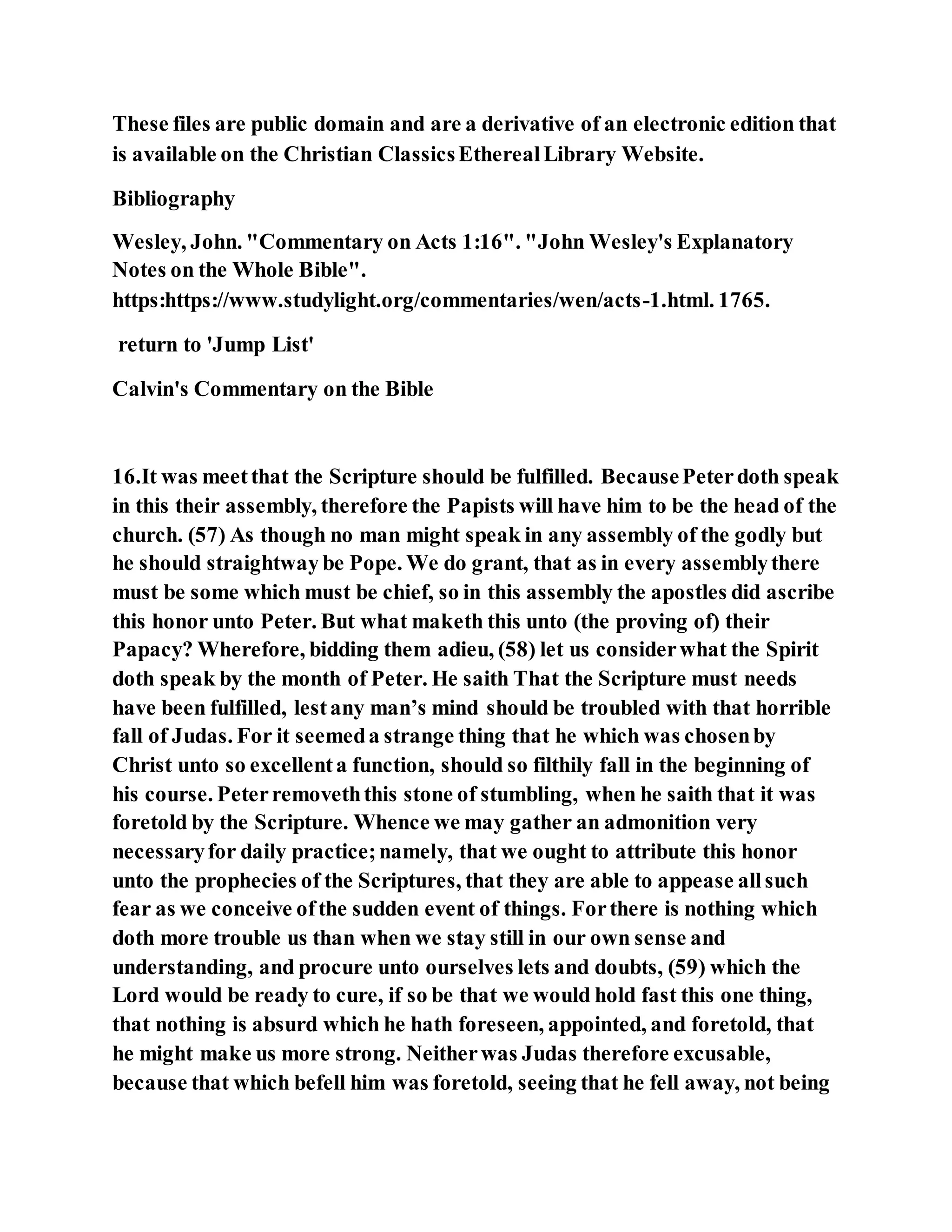 The holy spirit and judas | PDF