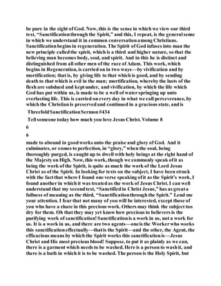 The holy spirit and sanctification | DOCX