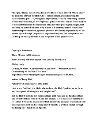 The holy spirit and speaking in tongues | DOCX