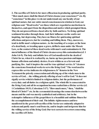 The holy spirit and the blood of christ | DOCX