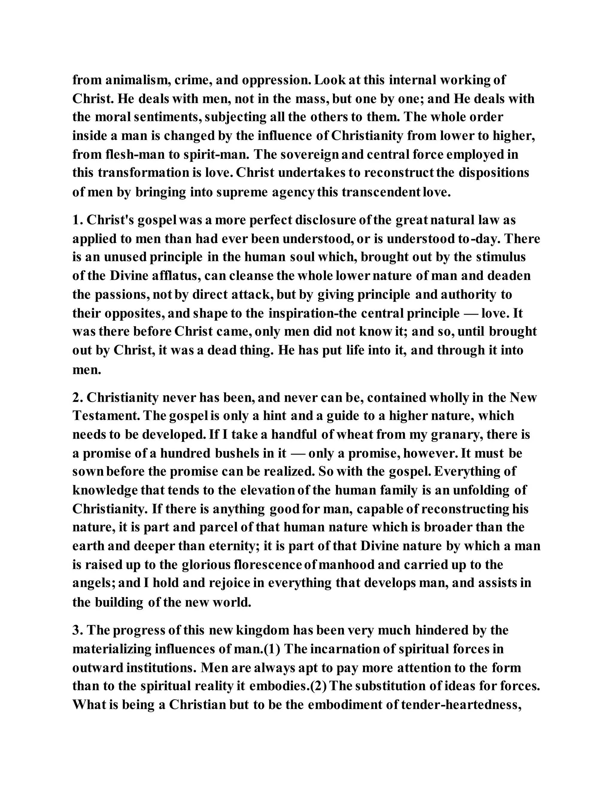 The holy spirit anointing of jesus | DOCX