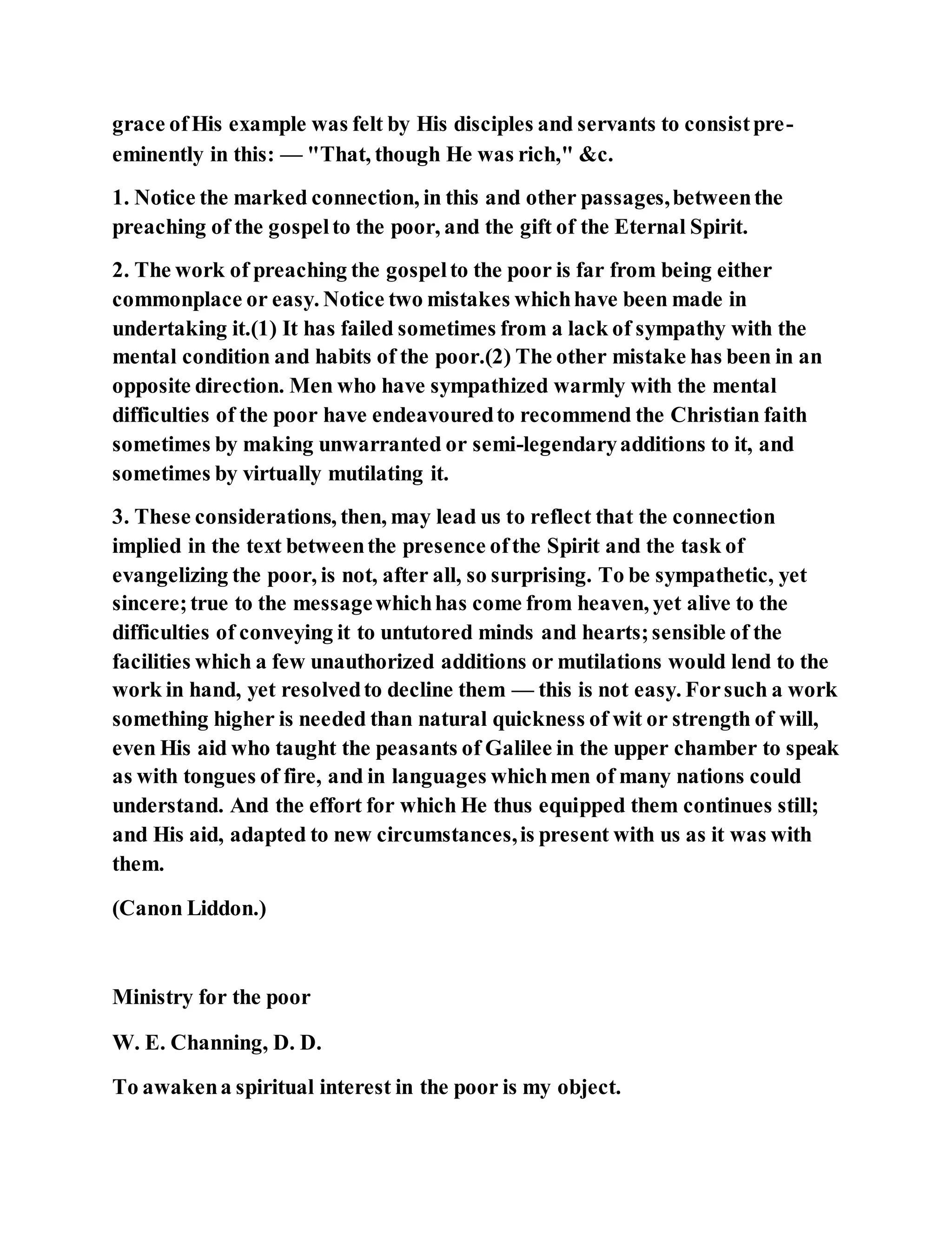 The holy spirit anointing of jesus | DOCX