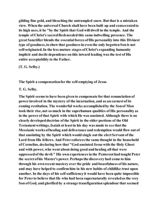The holy spirit brings good news to the poor | DOCX