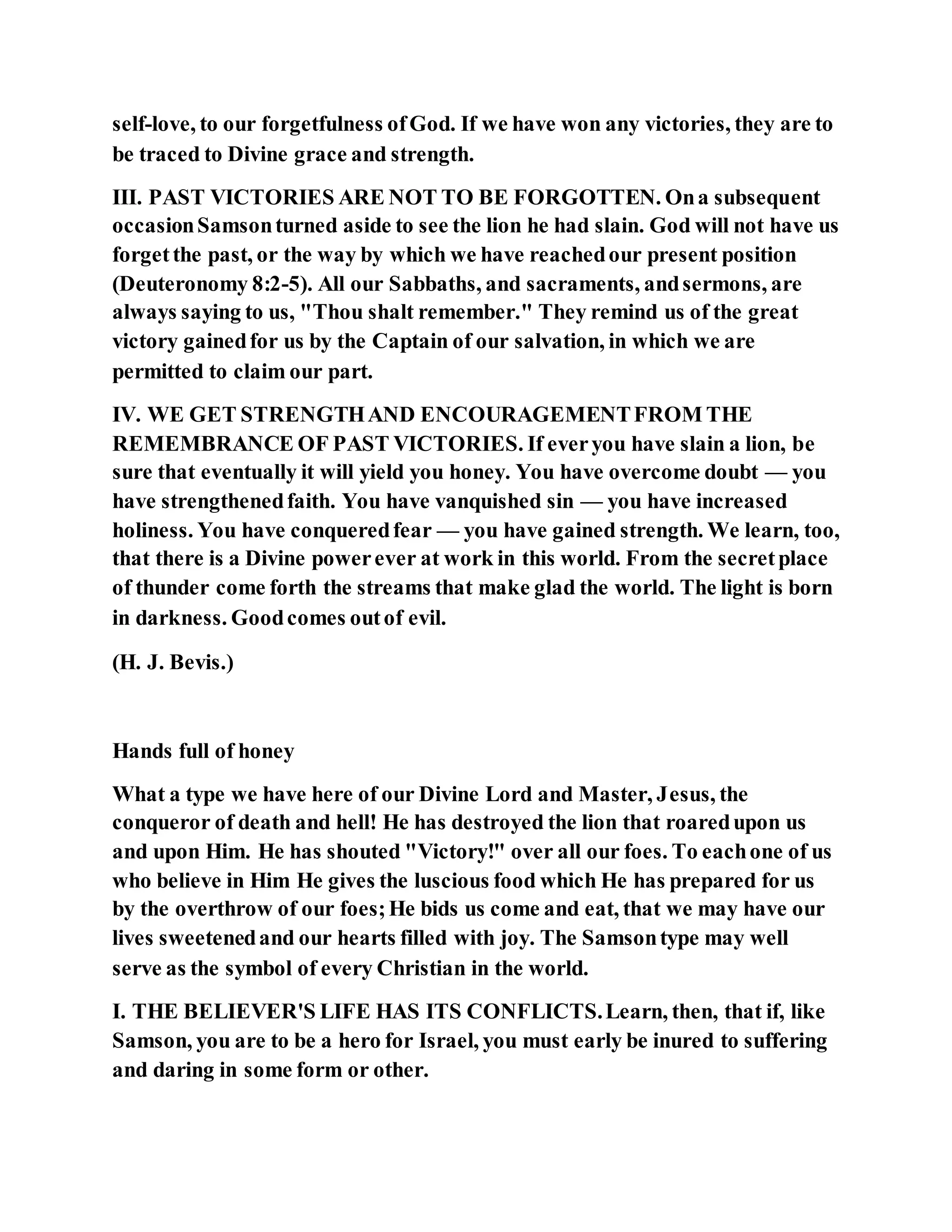 The holy spirit came upon samson | DOCX | Christianity | Religion ...