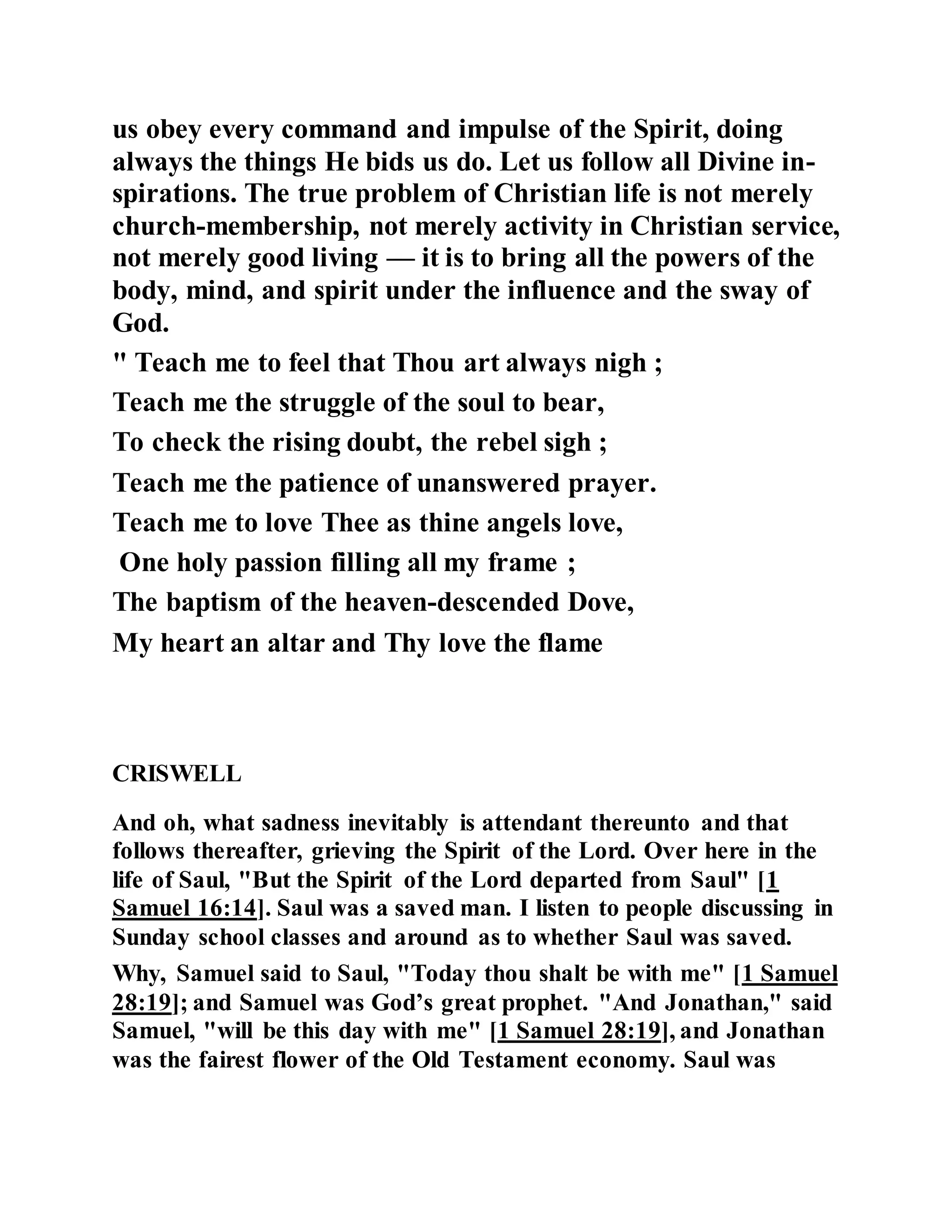 The holy spirit can be grieved | DOCX