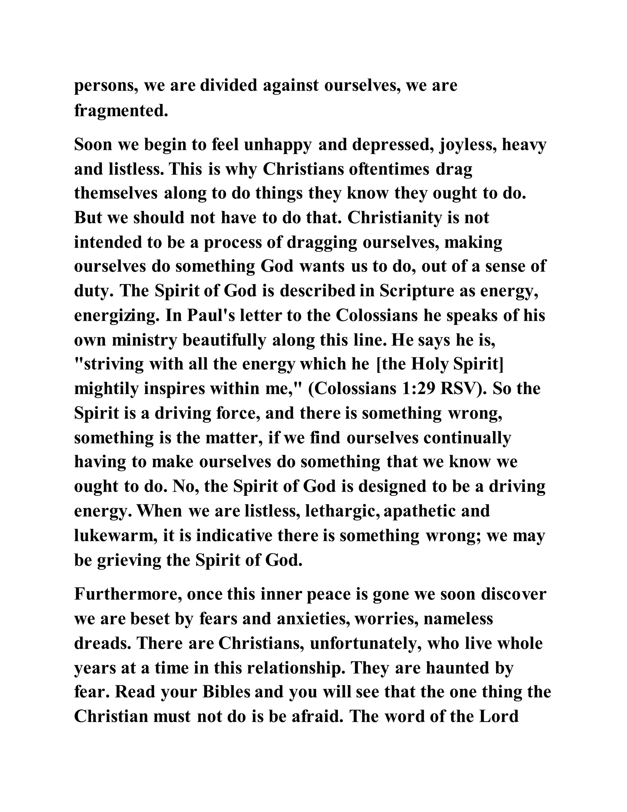 The holy spirit can be grieved | DOCX