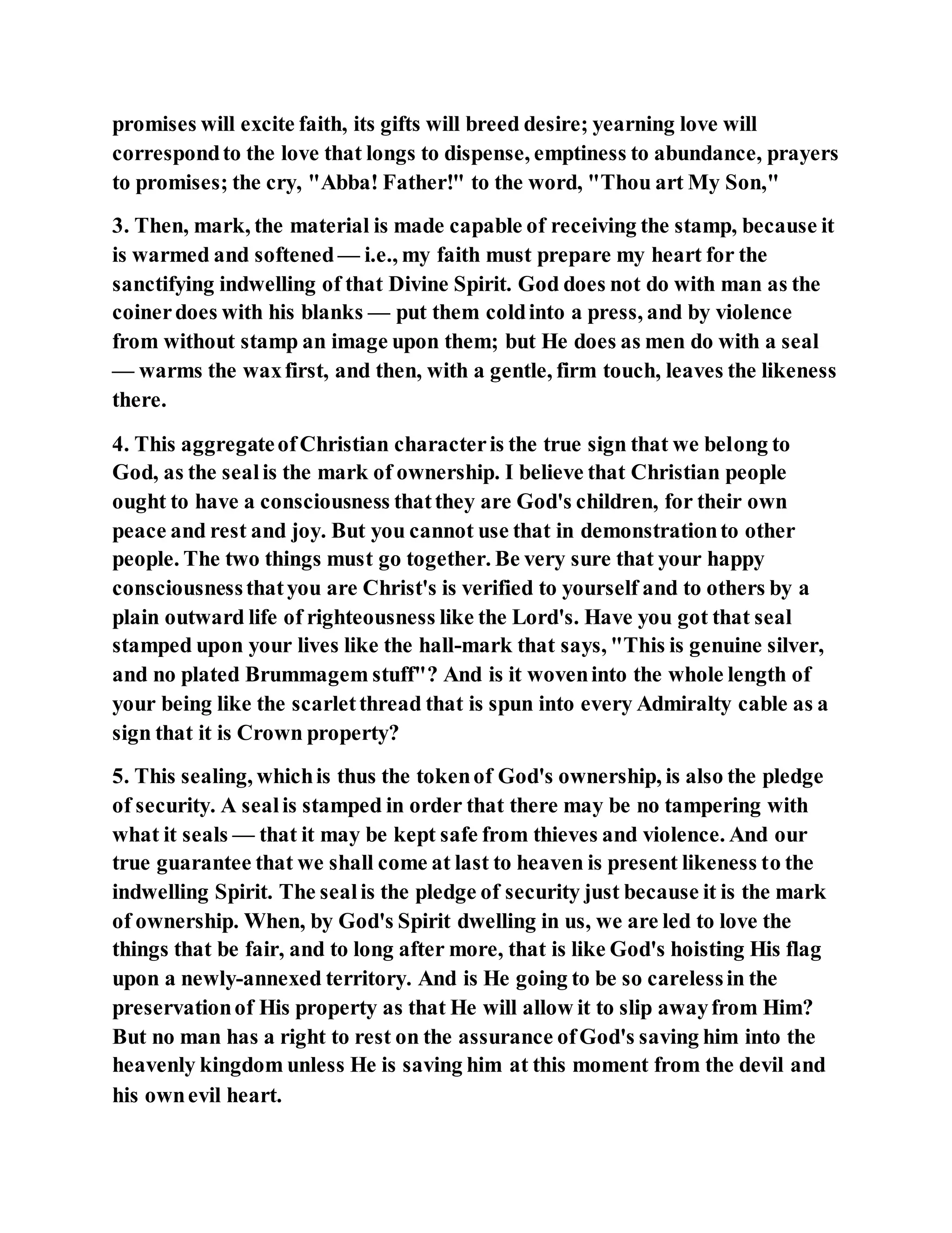 The holy spirit deposit | PDF