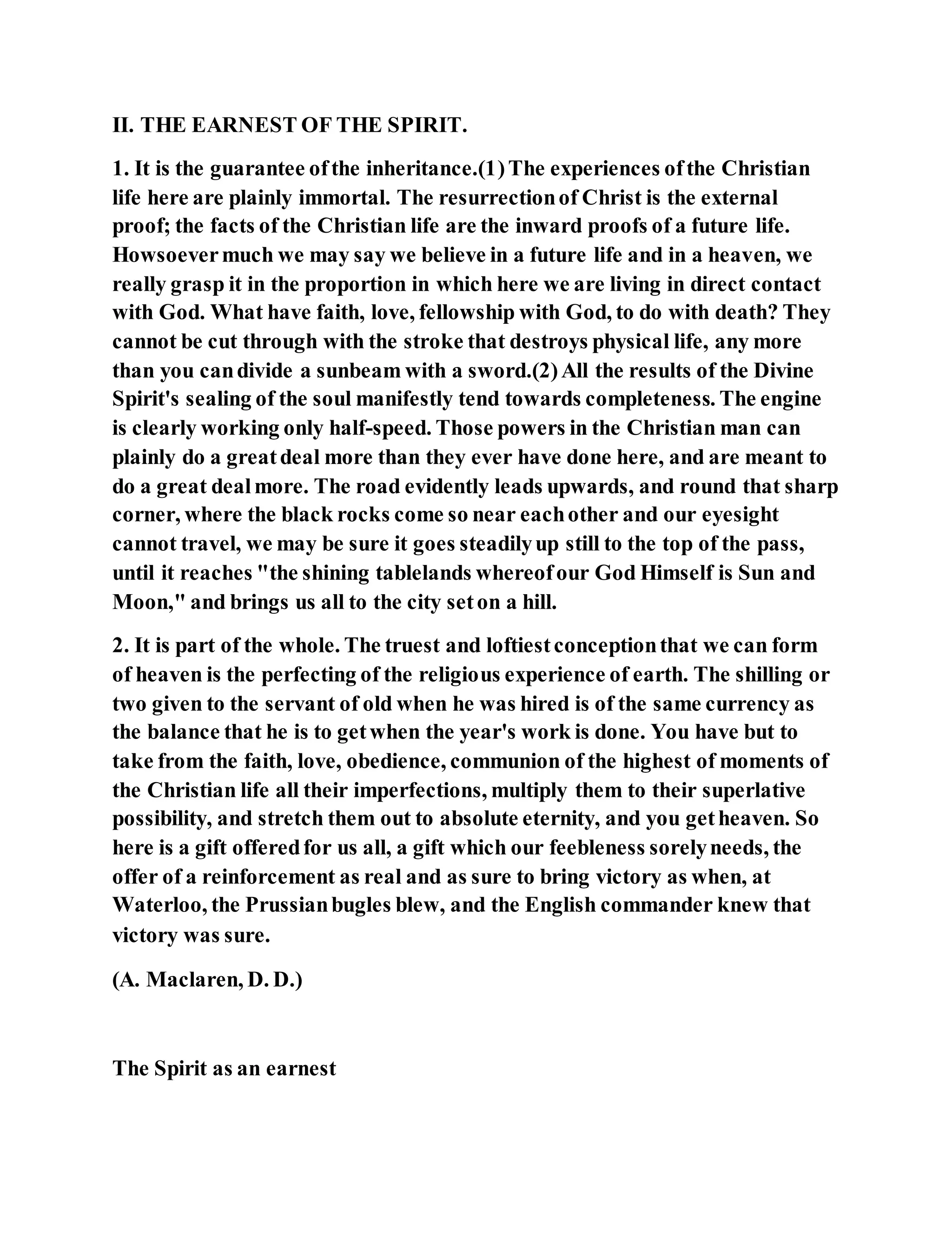 The holy spirit deposit | PDF