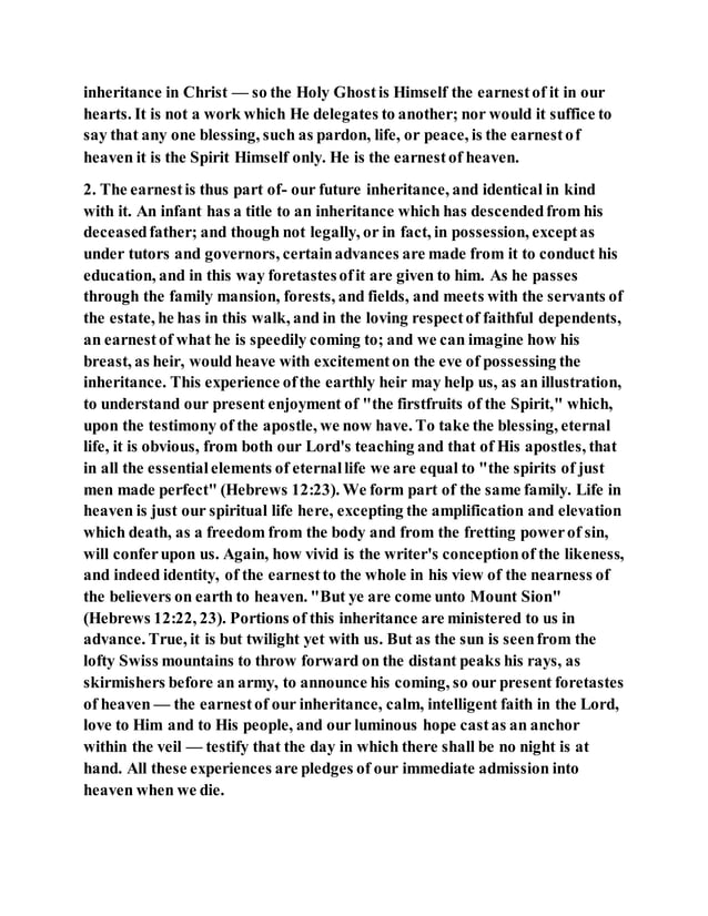 The holy spirit deposit | PDF