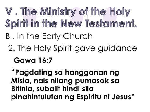 The holy spirit doctrine | PPTX