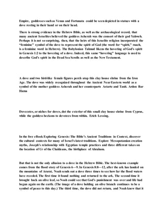 The holy spirit dove | DOCX