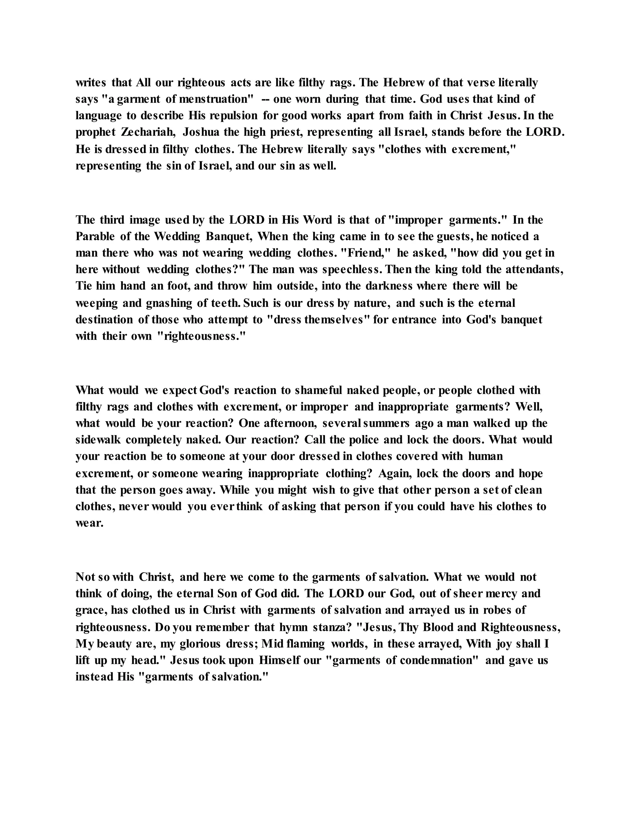 The holy spirit garment of praise | DOCX