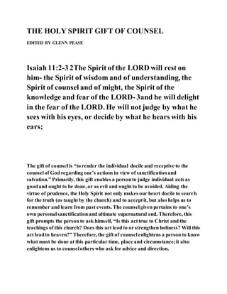 Gift Of Understanding