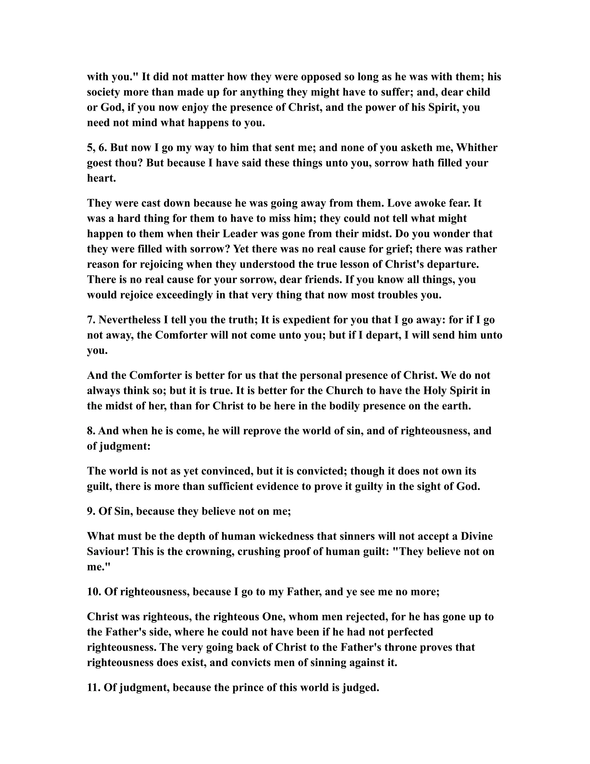 The holy spirit glorifies jesus | PDF