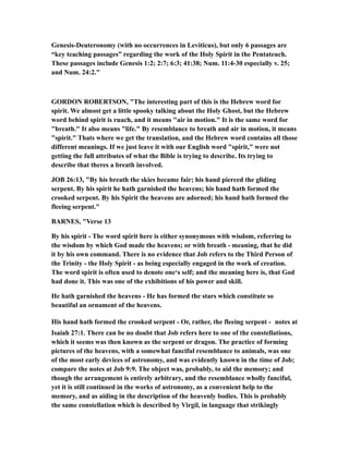 The holy spirit in genesis 1 verse 2 | RTF