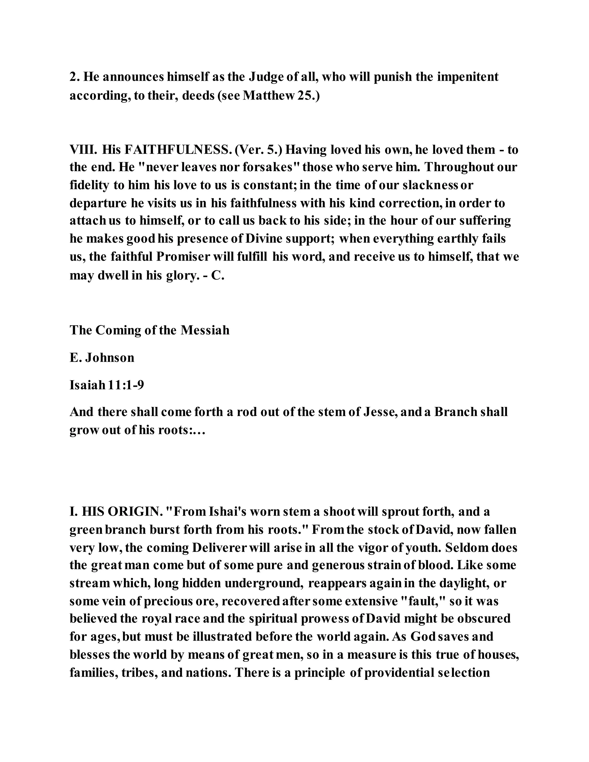 The holy spirit in isaiah 11 verse 2 | DOCX