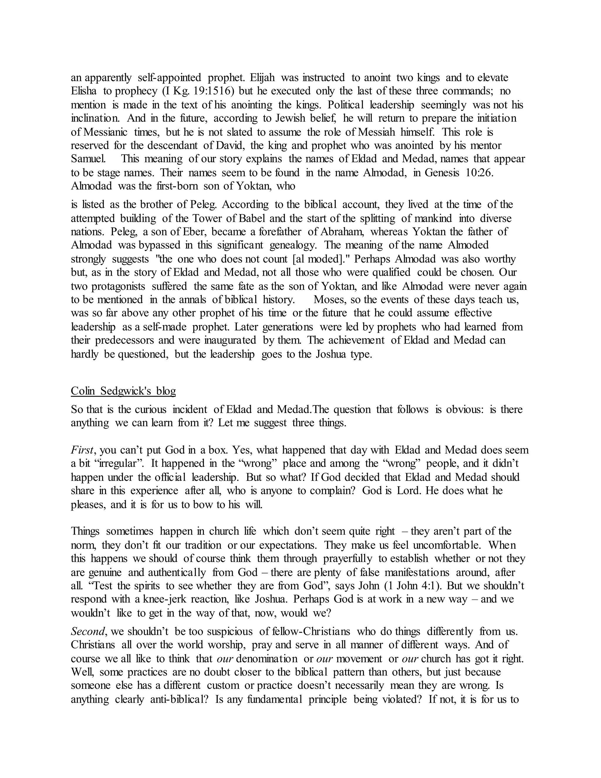 The holy spirit in numbers | DOCX