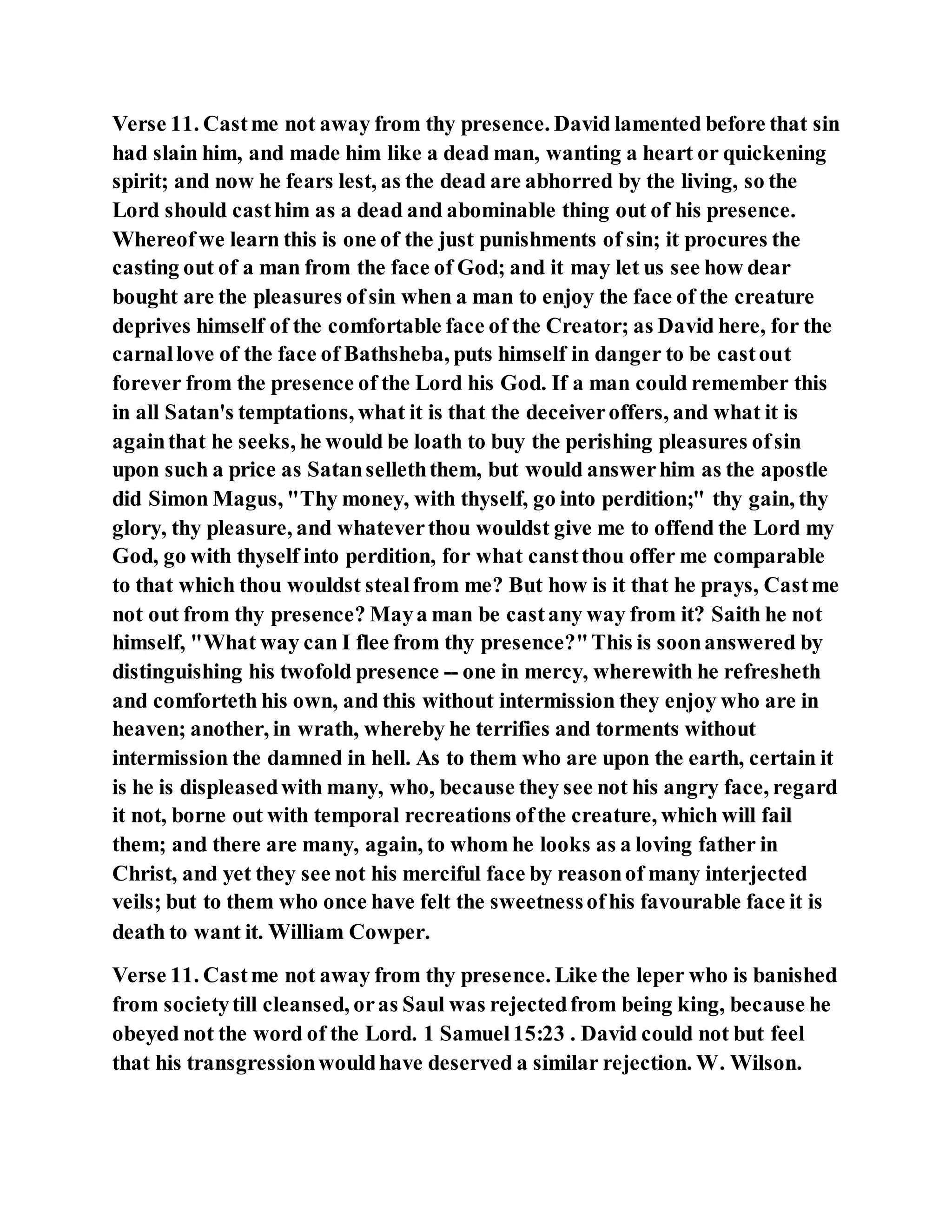 The holy spirit in psalm 51 11 | DOCX