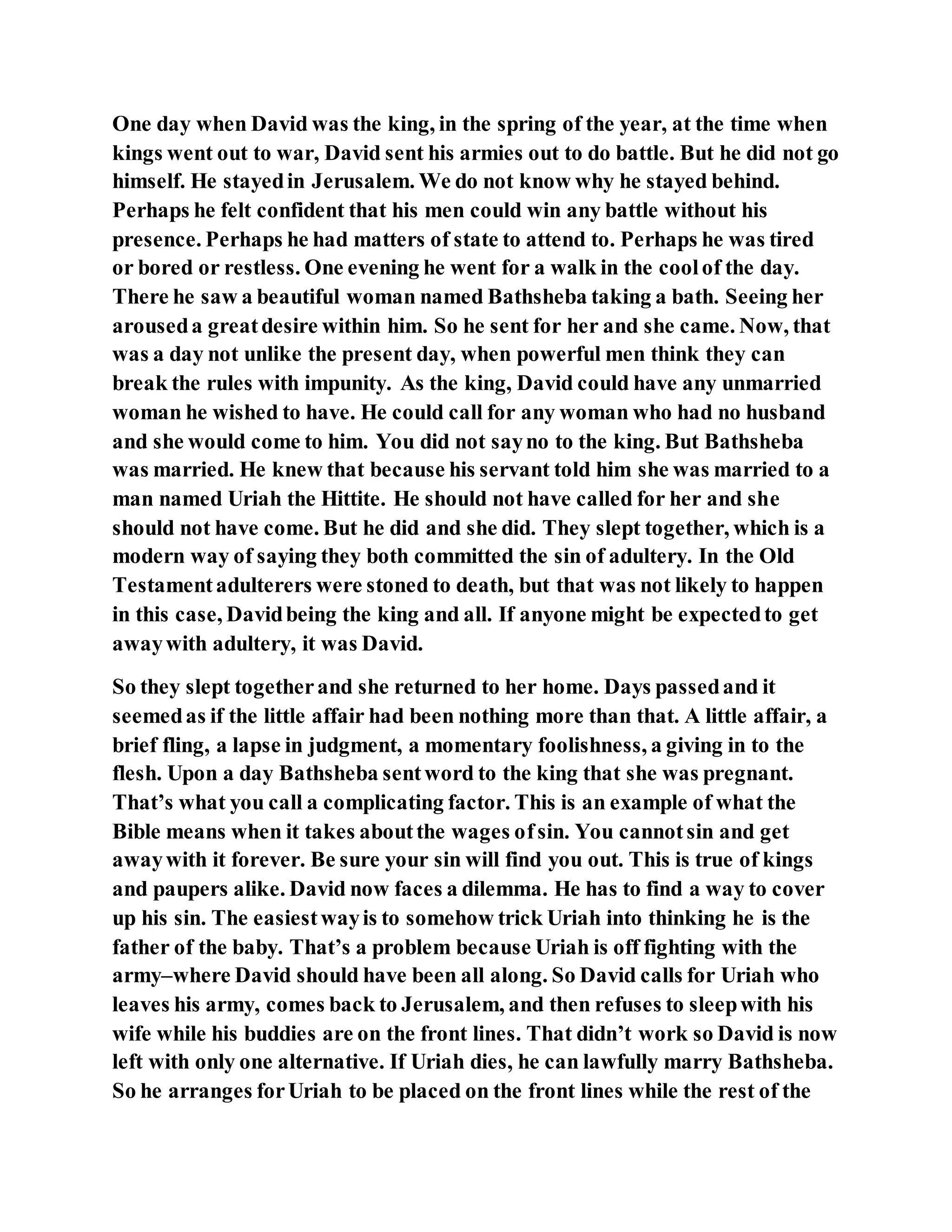 The holy spirit in psalm 51 11 | DOCX