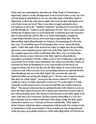 The holy spirit in systematic theology | DOCX