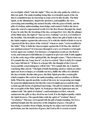 The holy spirit of wisdom and revelation | DOCX