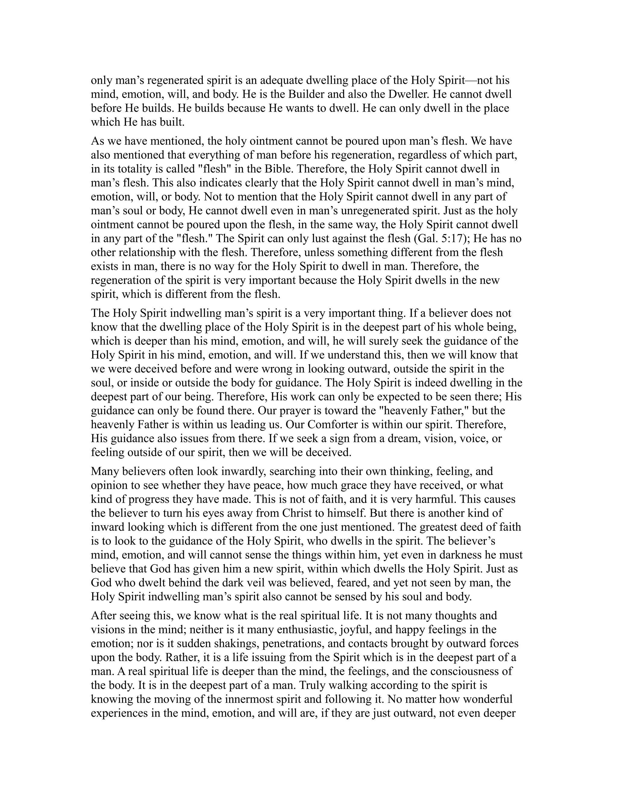 The holy spirit temple | PDF