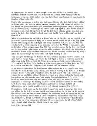 The holy spirit testifies | DOCX