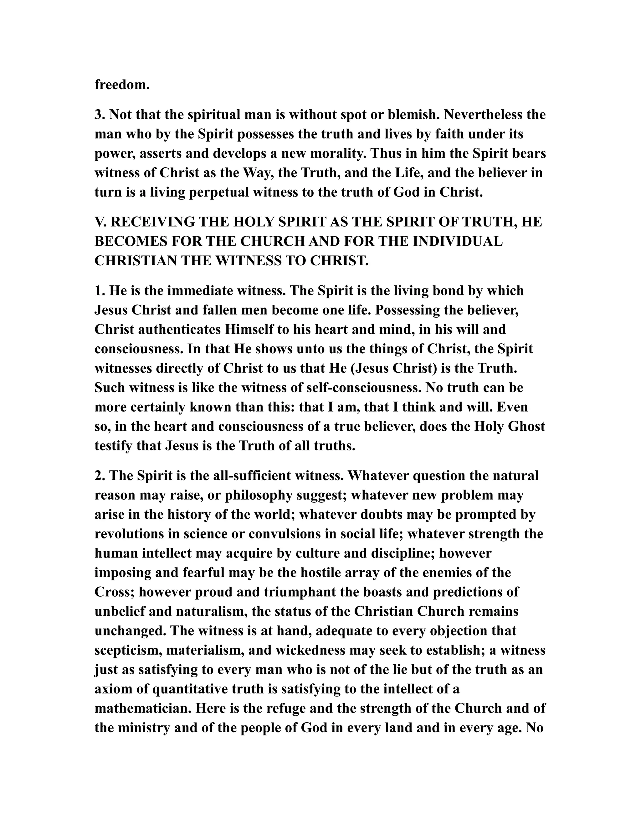 The holy spirit testifies about jesus | RTF | Spirituality | Religion ...