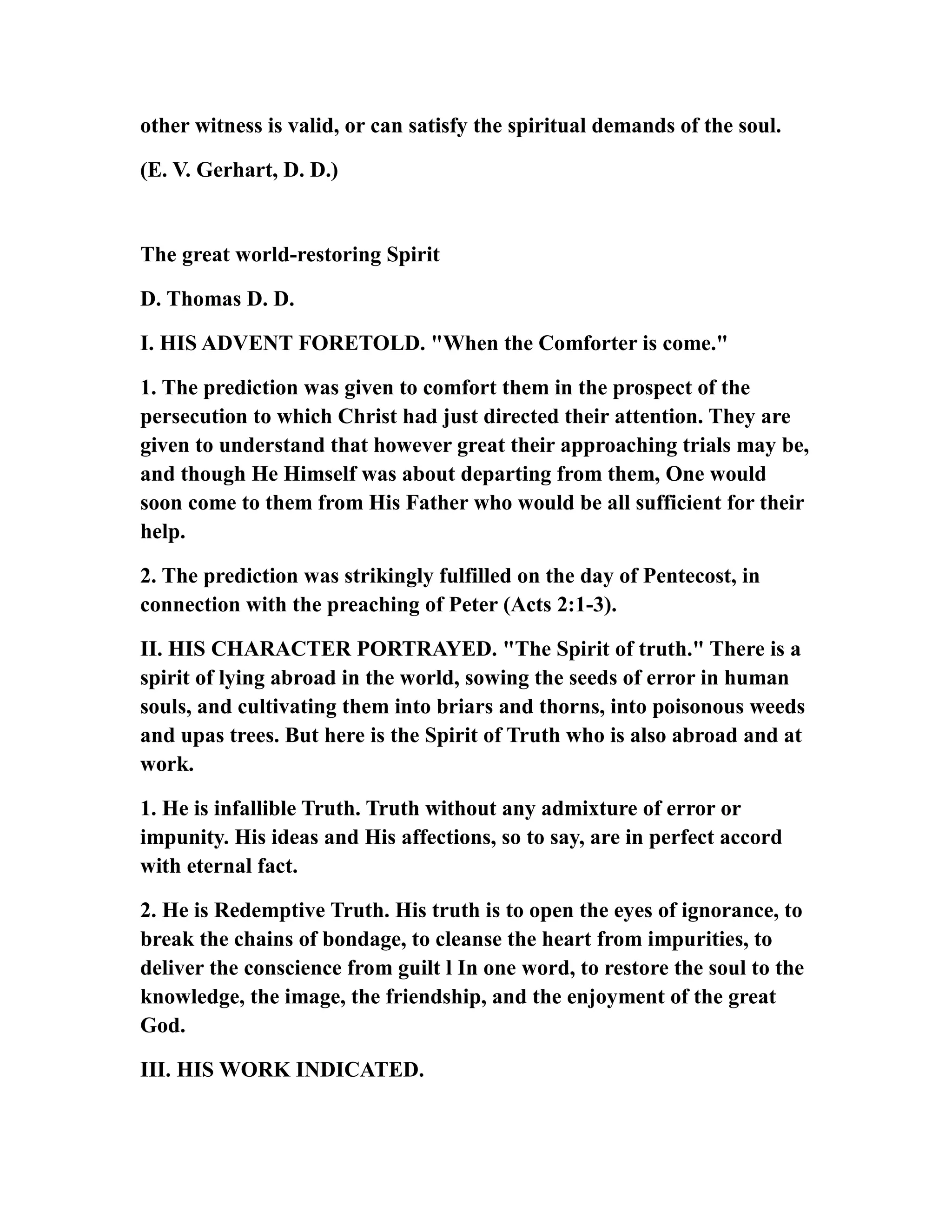 The holy spirit testifies about jesus | RTF | Spirituality | Religion ...