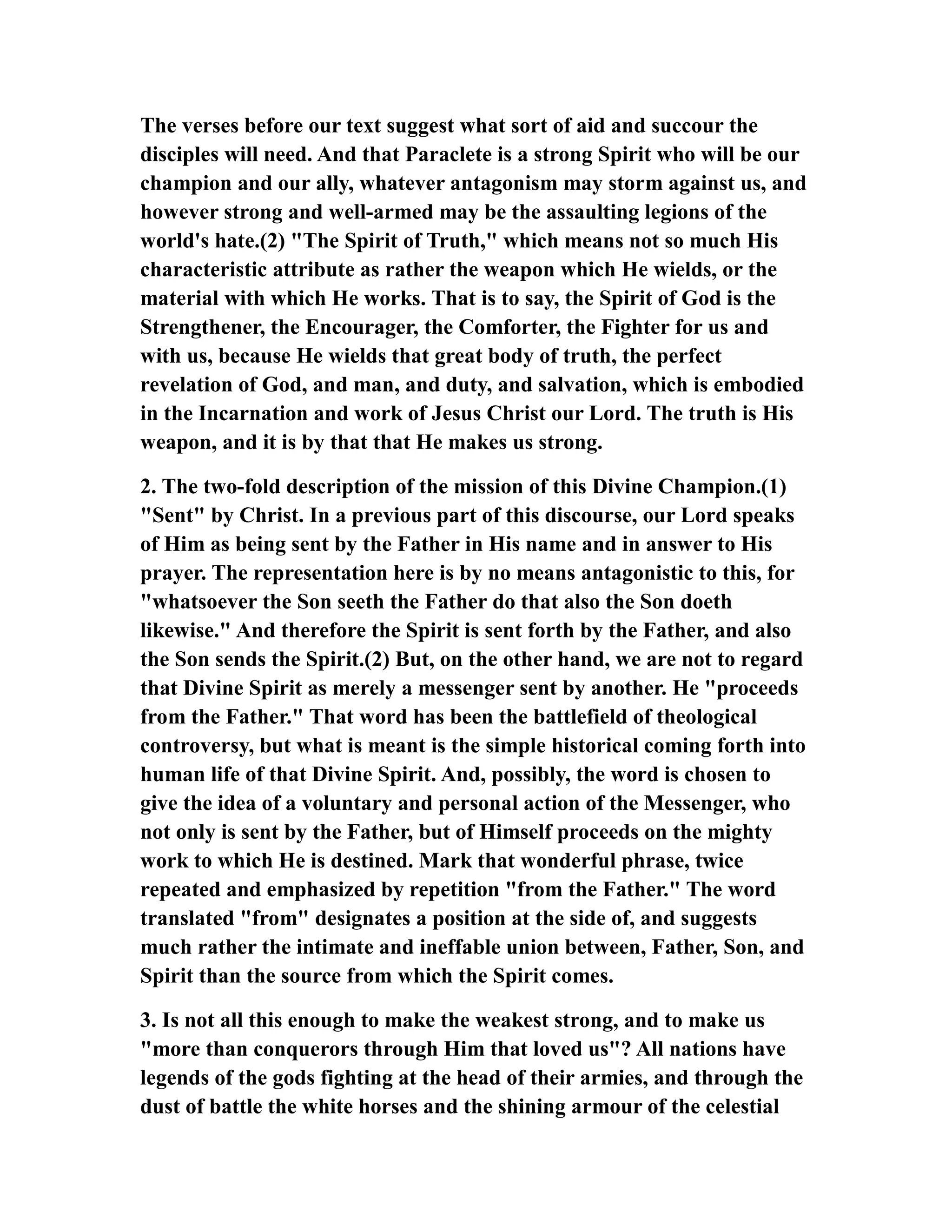 The holy spirit testifies about jesus | RTF | Spirituality | Religion ...