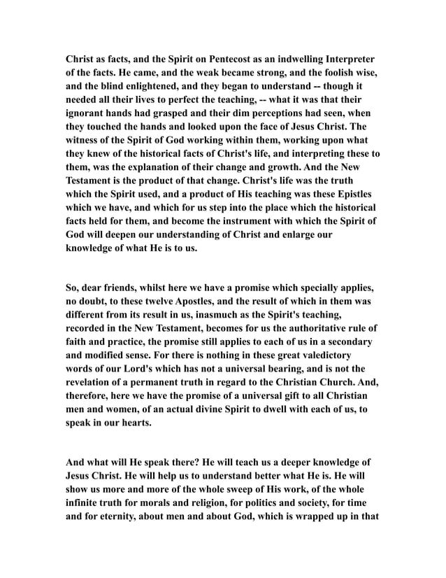 The holy spirit testifies about jesus | RTF | Spirituality | Religion ...