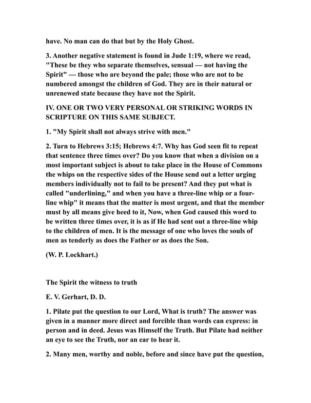 The holy spirit testifies about jesus | RTF | Spirituality | Religion ...