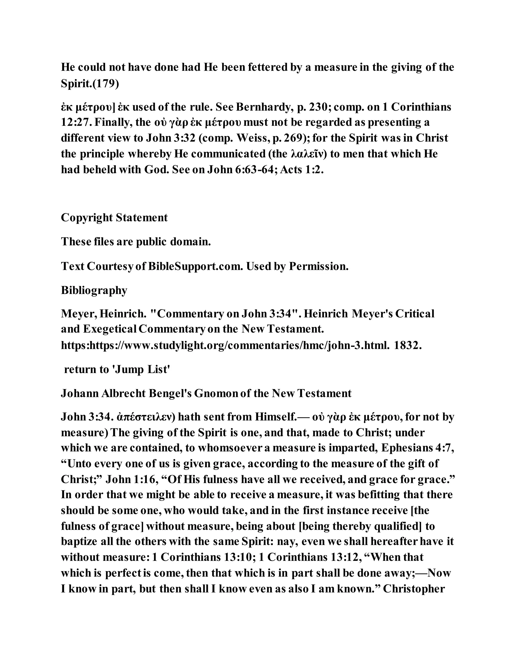 The holy spirit without limiit | DOCX