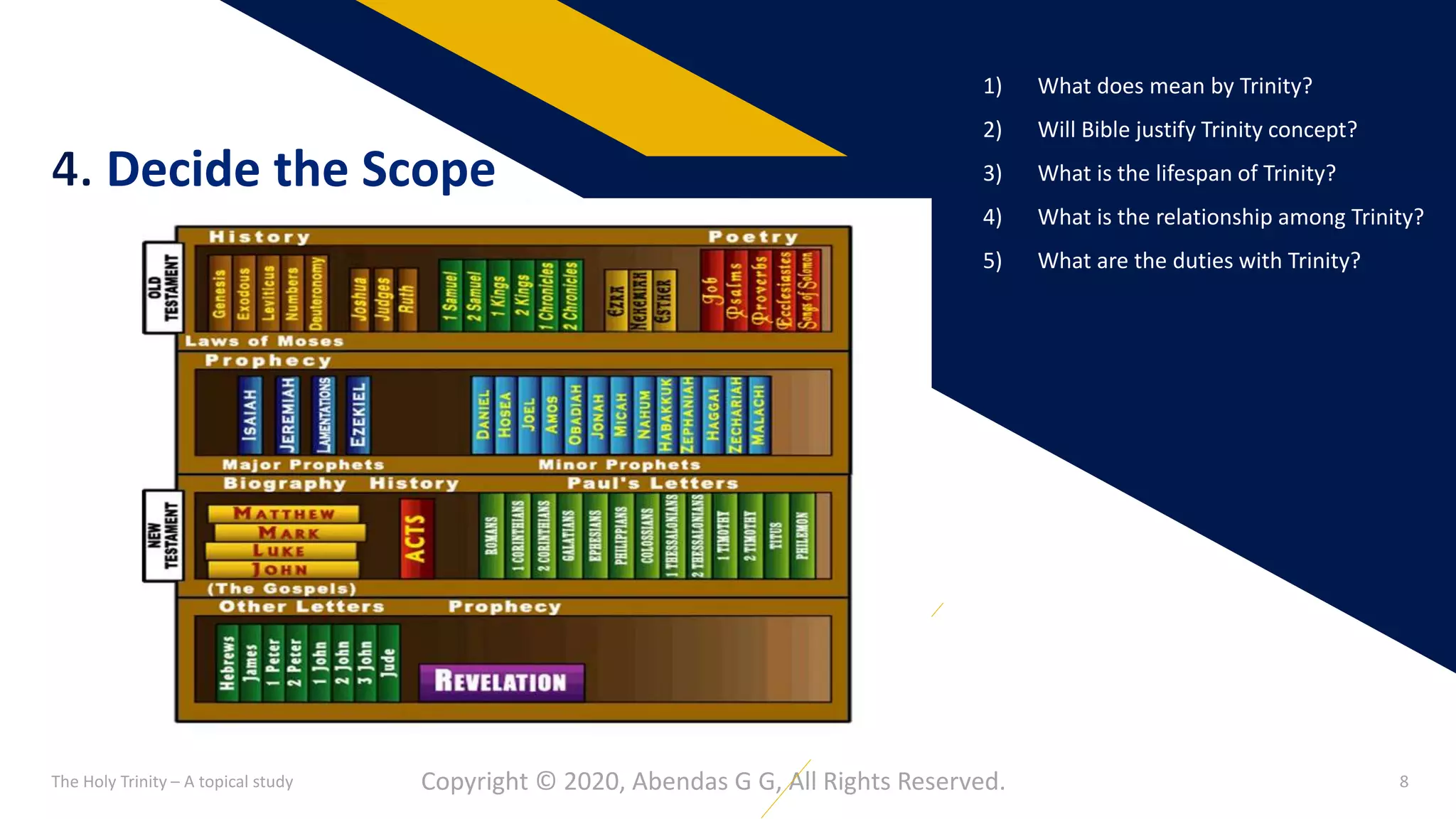 Doctrine of The Holy Trinity - A topical study | PPTX
