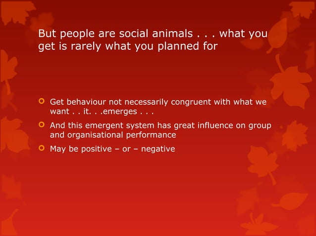 The homan’s model | PPT | Business and Finance