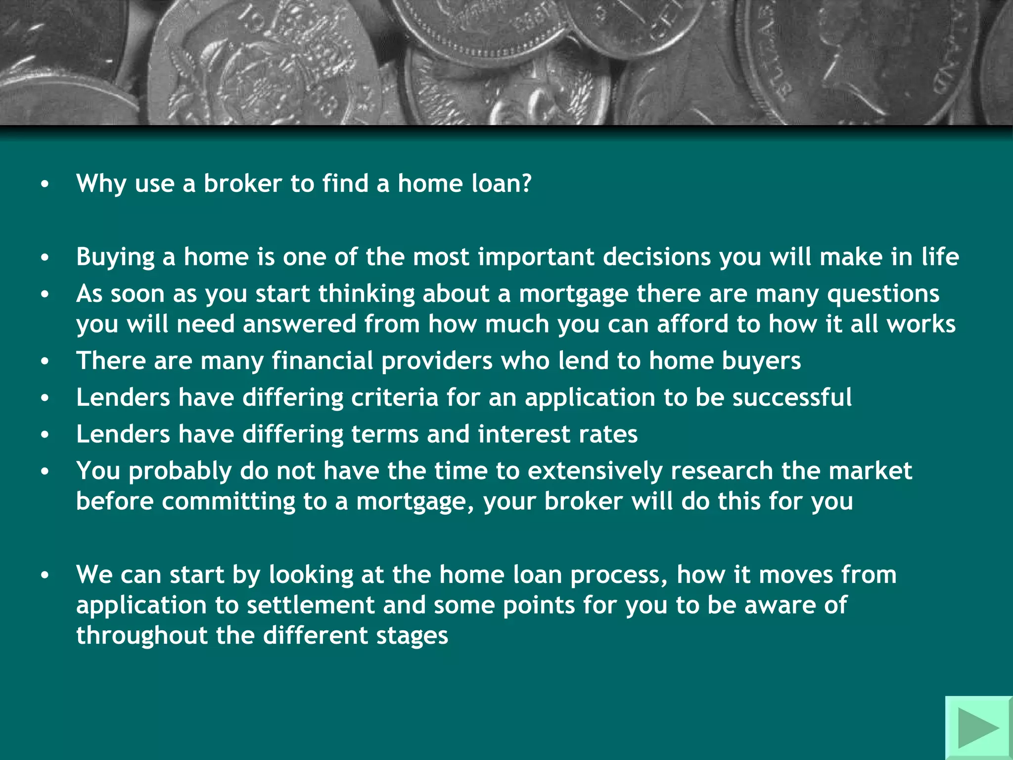 The Home Loan Process | PPT | Home Financing | Personal Debt