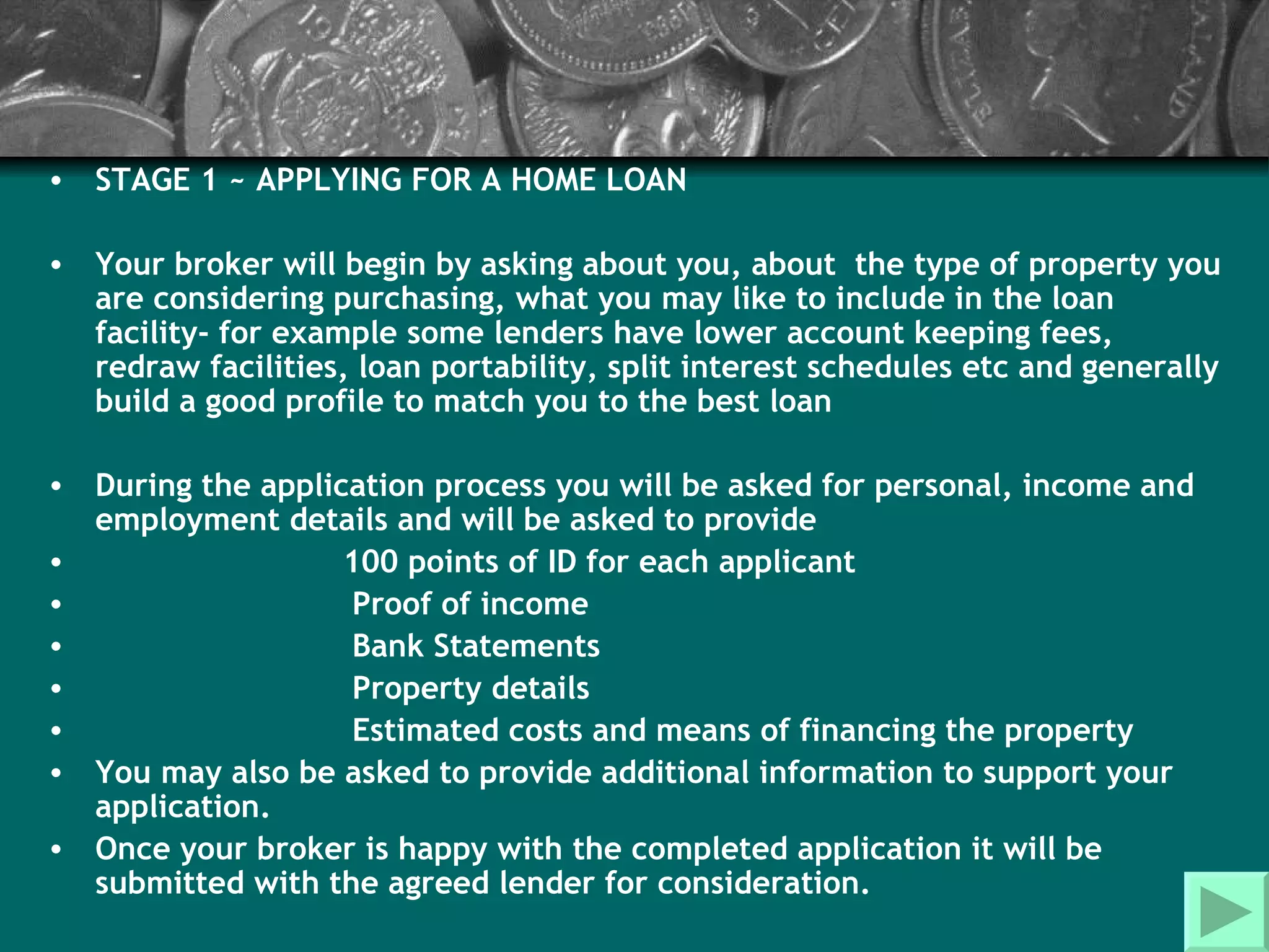 The Home Loan Process | PPT | Home Financing | Personal Debt