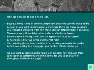 The Home Loan Process | PPT | Home Financing | Personal Debt